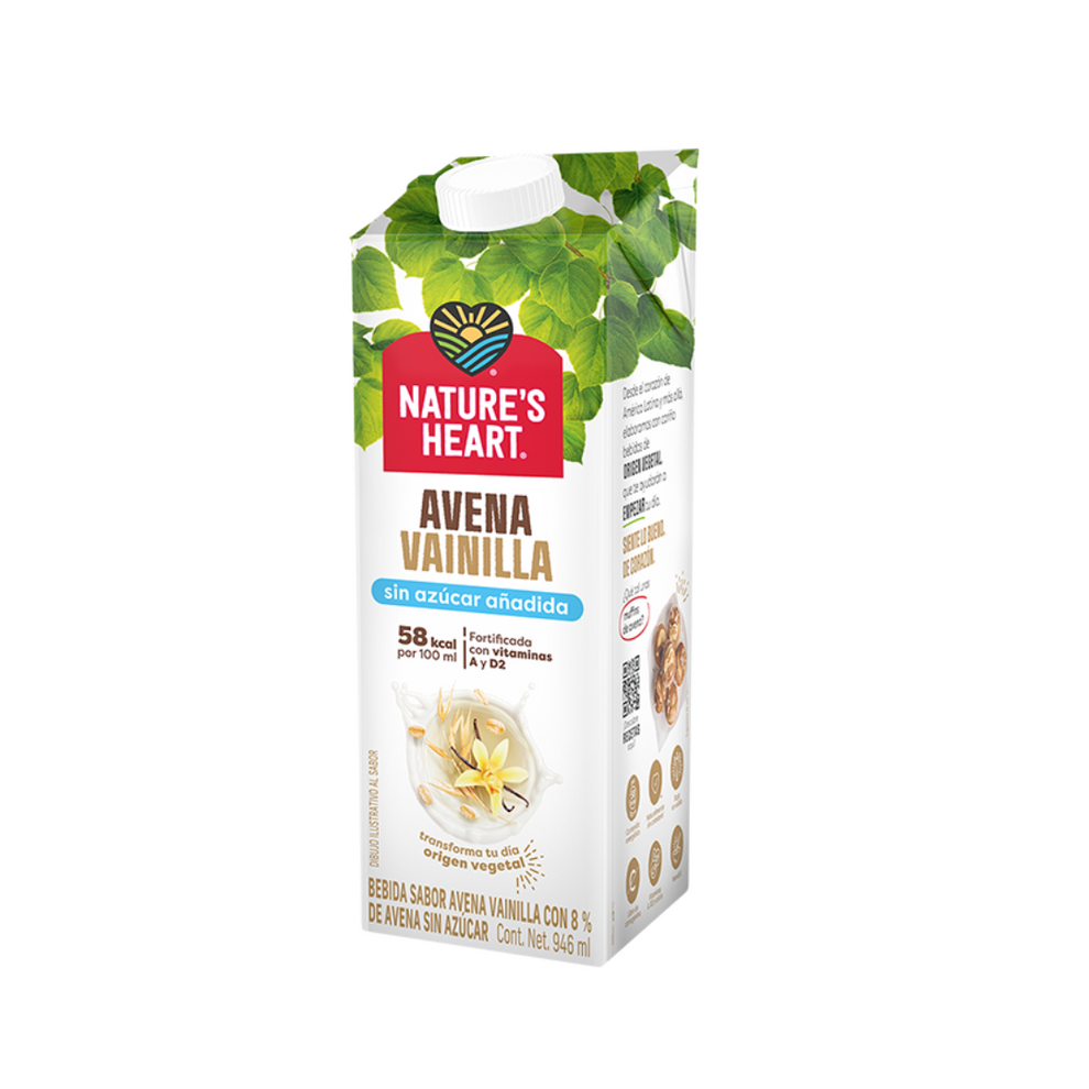 NATURE'S HEART BEBIDA DE AVENA VAINILLA – MaxiMarket | Healthy foods